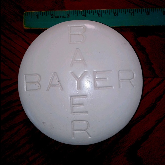 Office | Vintage Large Bayer Aspirin Paper Weight | Poshmark